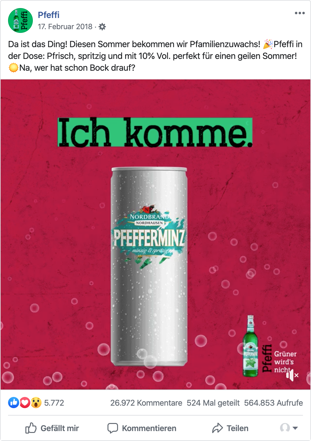 Nordbrand Nordhausen Pfefferminz – Kommunikation – FederhenSchneider